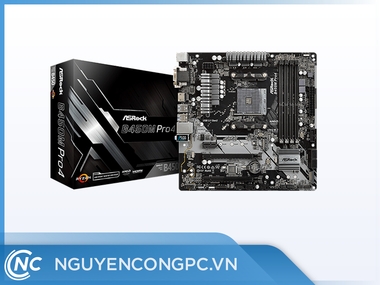 Mainboard Asrock B450 Pro4