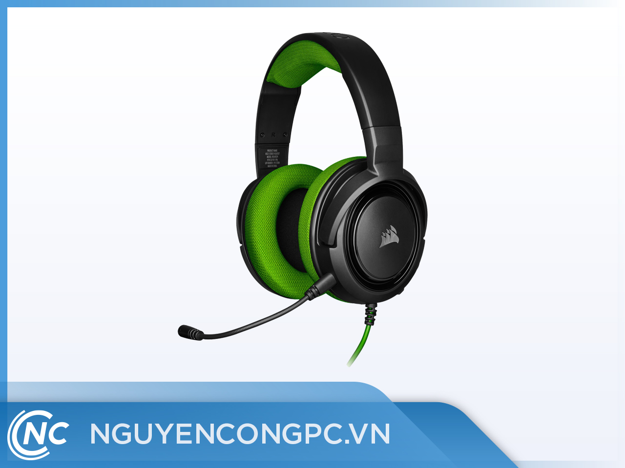 Tai nghe Corsair HS35 Stereo Green
