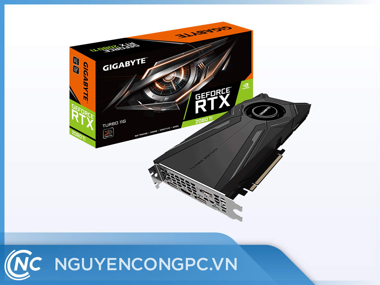 VGA GIGABYTE GeForce RTX 2080 Ti TURBO 11G