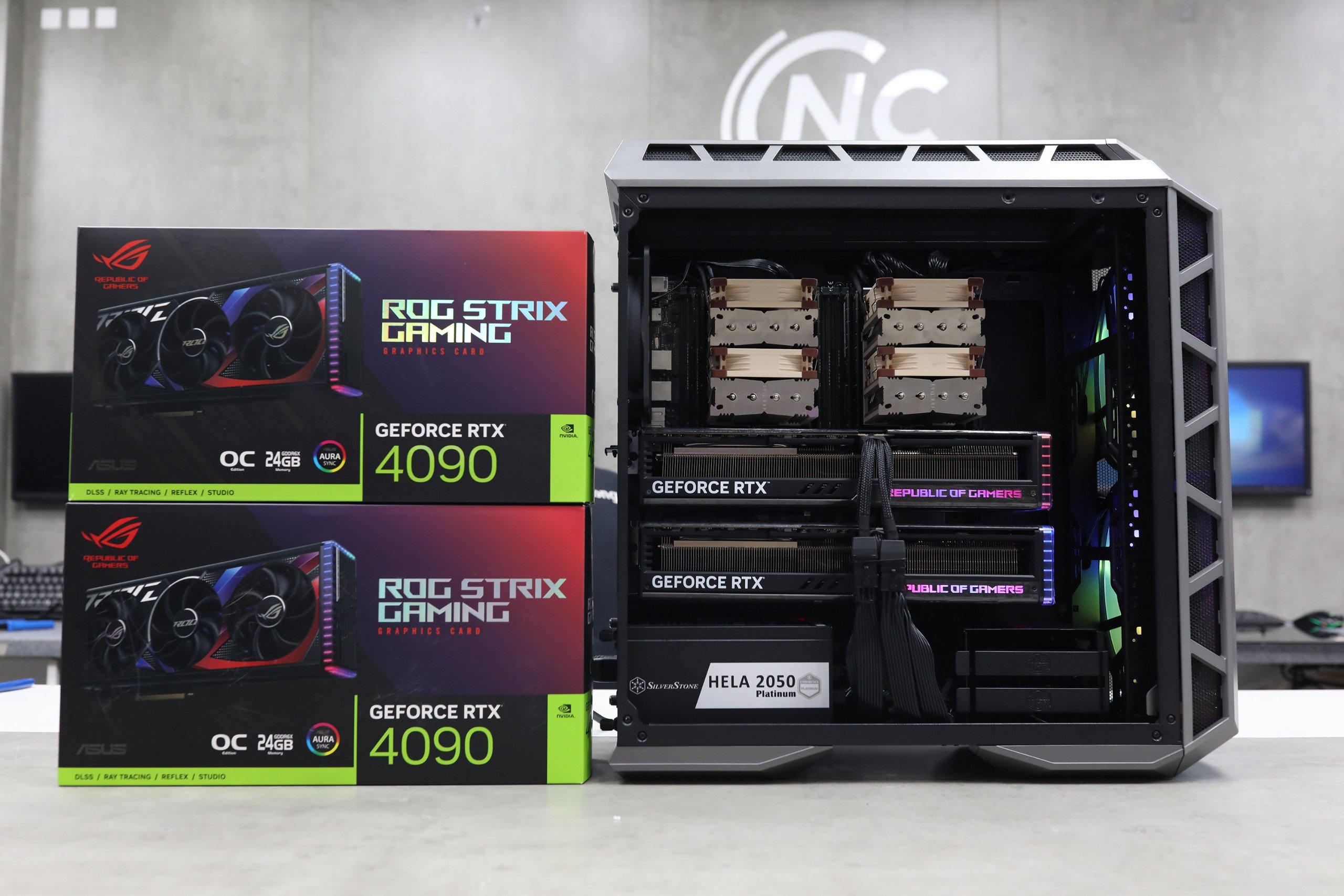 PC AI Dual Xeon Gold 6148 / Ram 256G / Dual VGA RTX 4090 24G