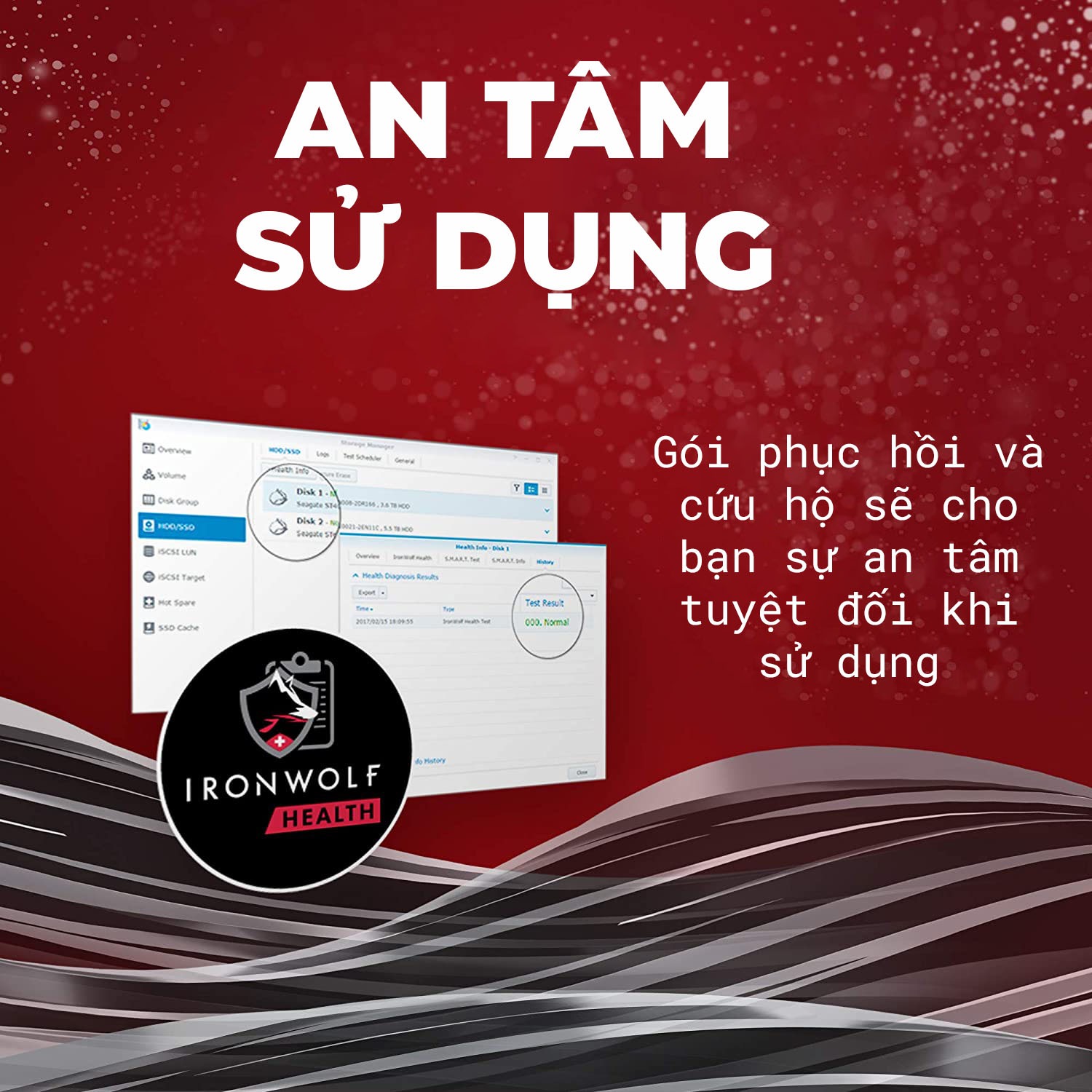 Ổ CỨNG HDD SEAGATE IRONWOLF 6TB (ST6000VN001)