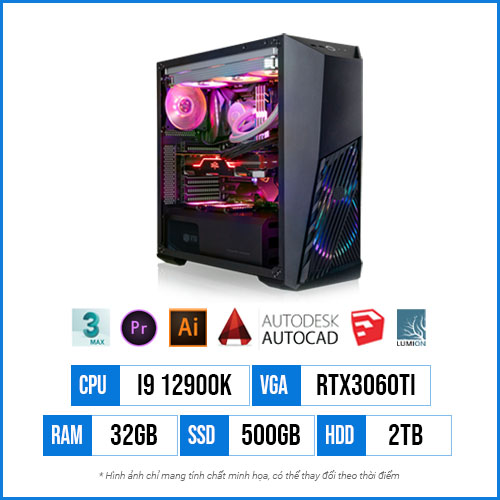 Workstation Core i9 - 12900k | 32GB | SSD 1TB | RTX 3070 Ti