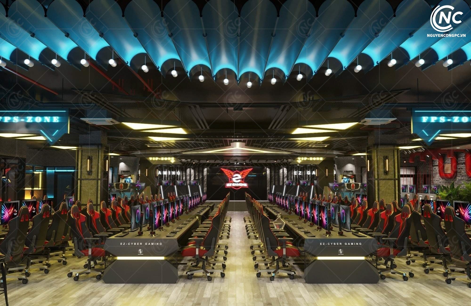 Nguyễn Công PC triển khai Cyber Game cấu hình siêu khủng giữa trung tâm ...