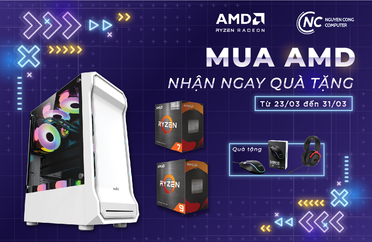 RÁP MÁY AMD, NHẬN QUÀ THÍCH MÊ LY