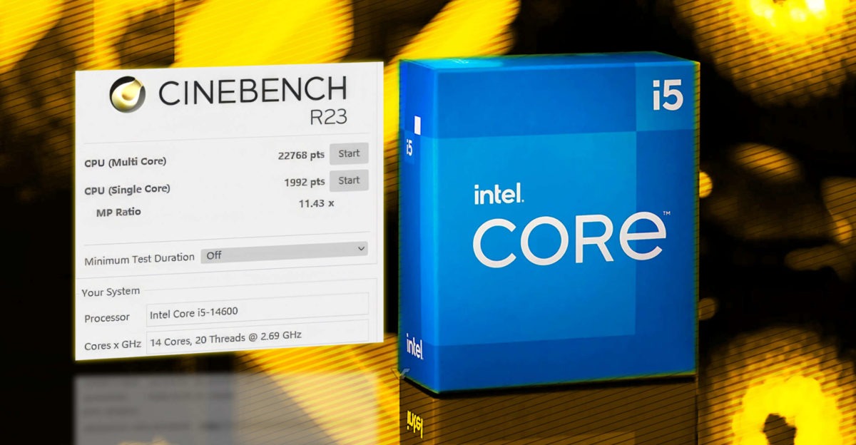 Rò rỉ i5-14600 non-K OC: hiệu năng thấp hơn 4-5% so với 14600K