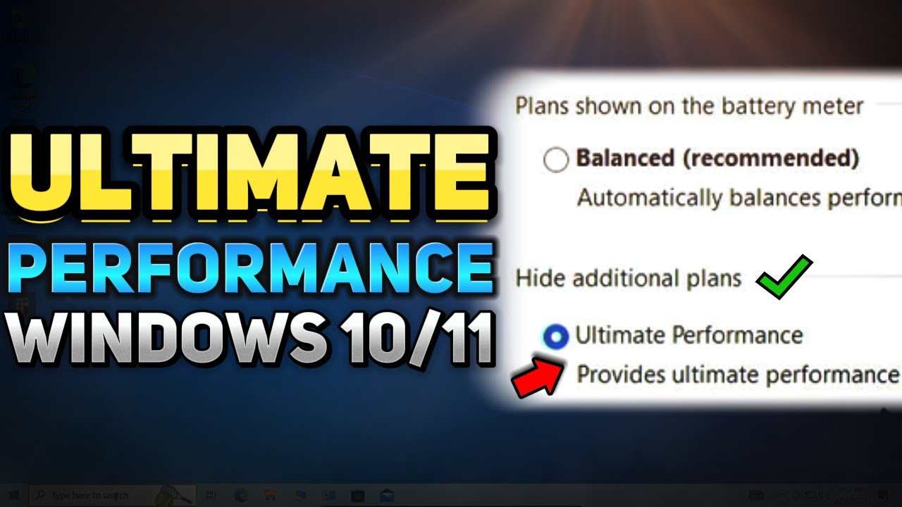 Ultimate Performance là gì? Cách kích hoạt chế độ siêu hiệu năng trên ...
