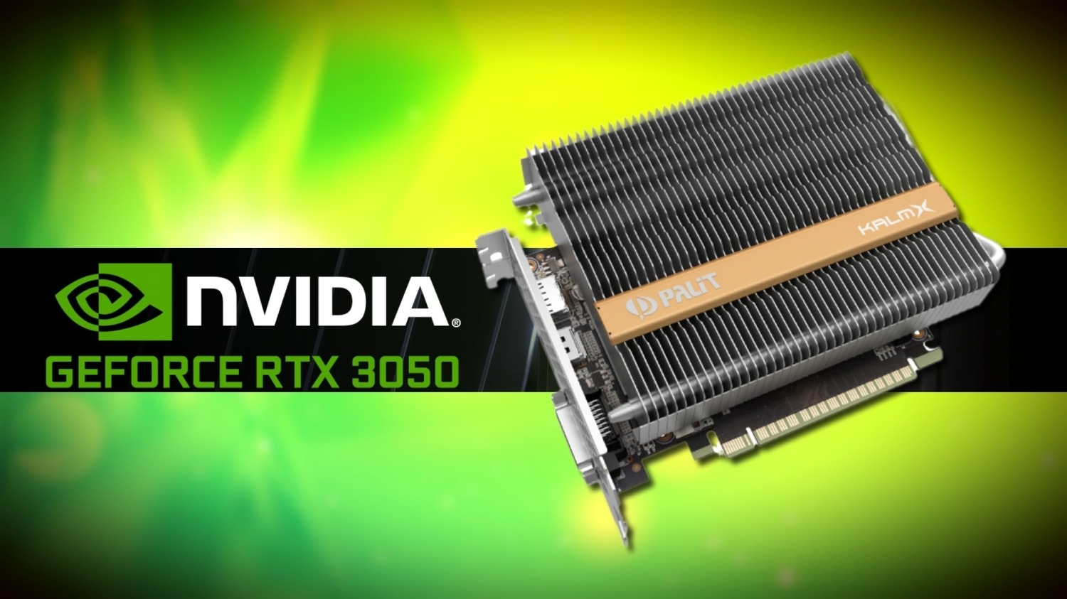 Palit bất ngờ ra mắt RTX 3050 6GB phiên bản tản nhiệt thụ động
