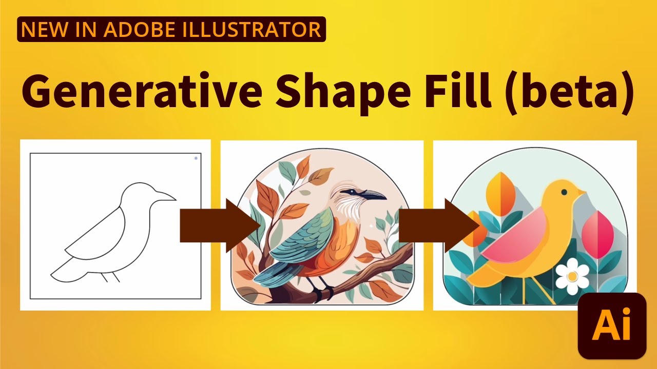 Adobe Illustrator chính thức có AI riêng mang tên Generative Shape Fill