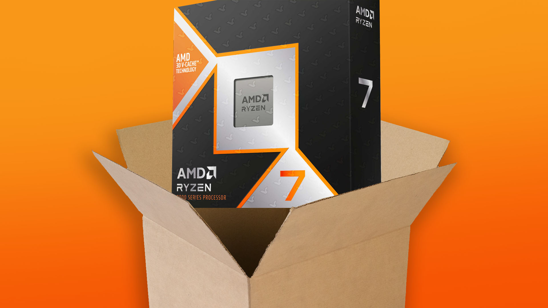 Hộp của AMD Ryzen 7 9800X3D bị rò rỉ ngay trước thềm ra mắt