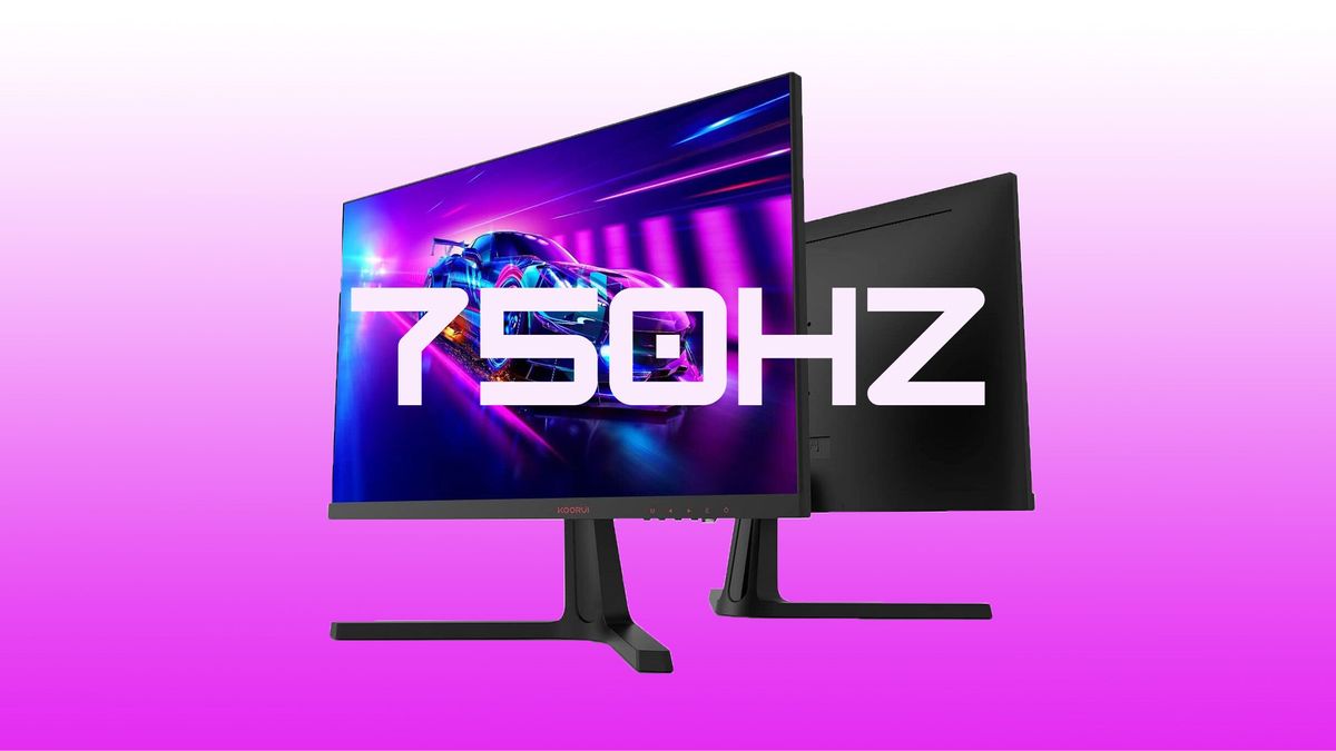 Màn hình gaming với tần số quét lên đến 750Hz chuẩn bị ra mắt