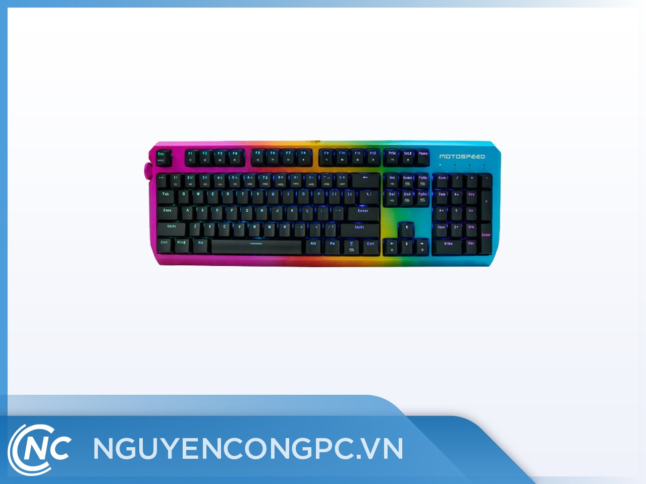 Bàn Phím Cơ Motospeed CK80 RGB Pro Gaming (Màu Rainbow)