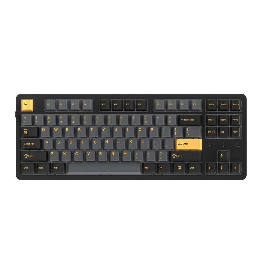 Bàn phím cơ DareU EK87 Pro Triple Mode Black Golden (Dream Switch)