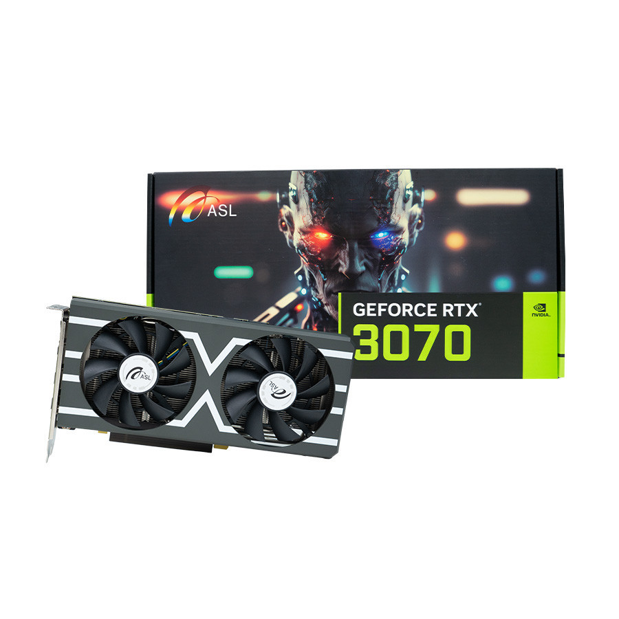 Card Màn Hình ASL RTX 3070 LHR 8GB 256BIT GDDR6 Chính hãng