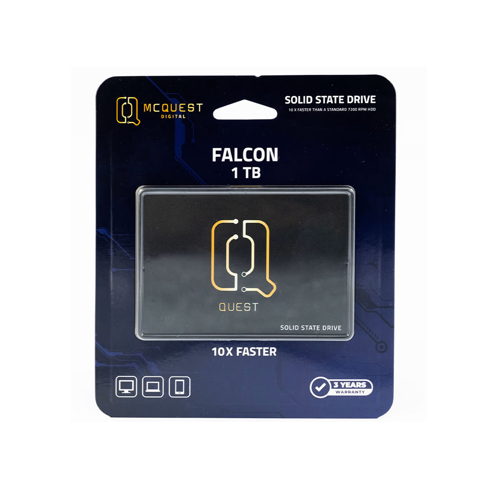 Ổ cứng SSD McQuest Falcon 1TB (Đọc 550MB/s, Ghi 450MB/s)