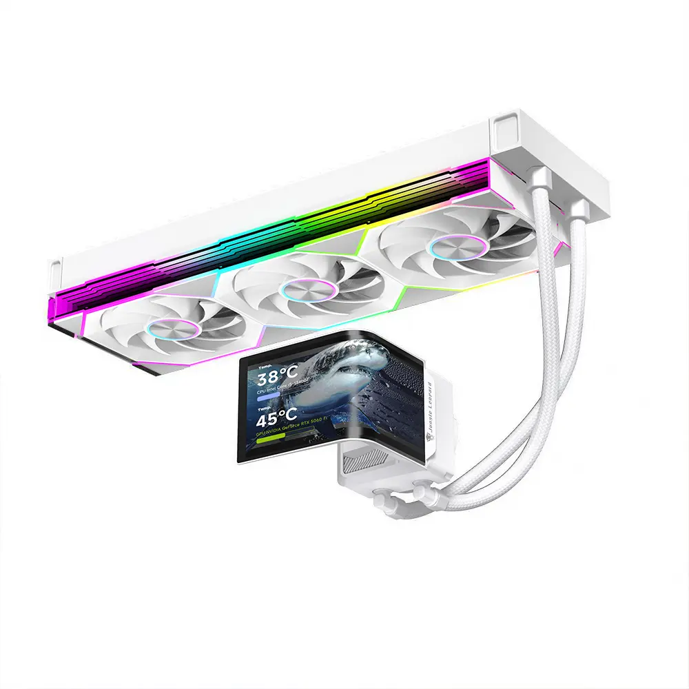 Tản Nhiệt Nước AIO Jungle Leopard Chill Arc 360 White | Màn Hình Cong
