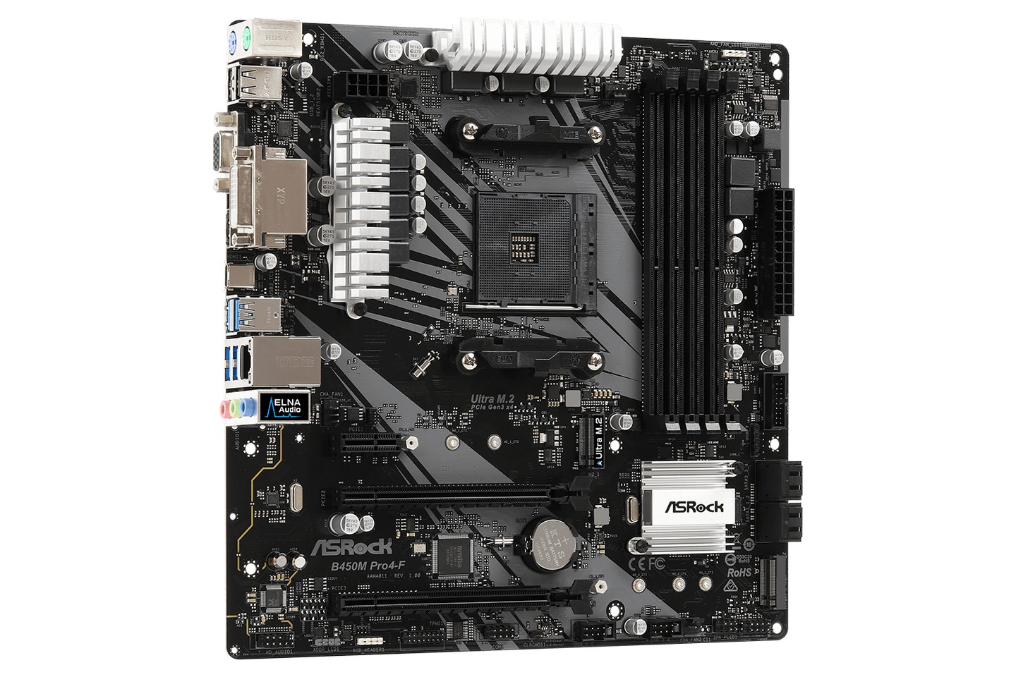 Mainboard Asrock B450M Pro4-F