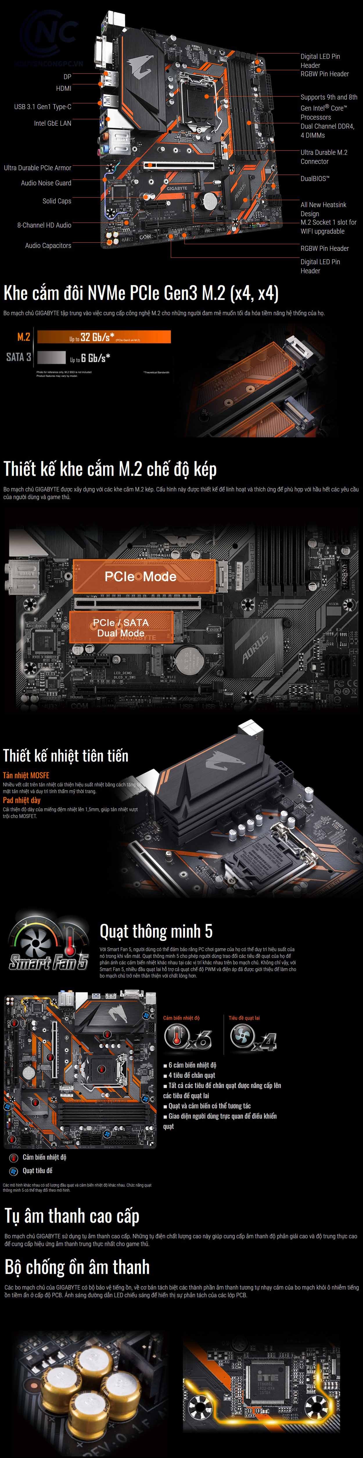 Mainboard Gigabyte B365M AORUS ELITE
