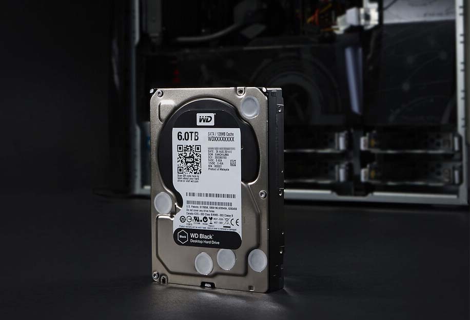 Ổ cứng HDD Western Digital Caviar Black 1TB 64MB Cache 3.5" SATA3 7200RPM