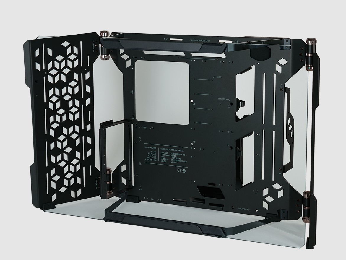 Vỏ Case Cooler Master MasterFrame 700 (Full Tower/Màu Đen)