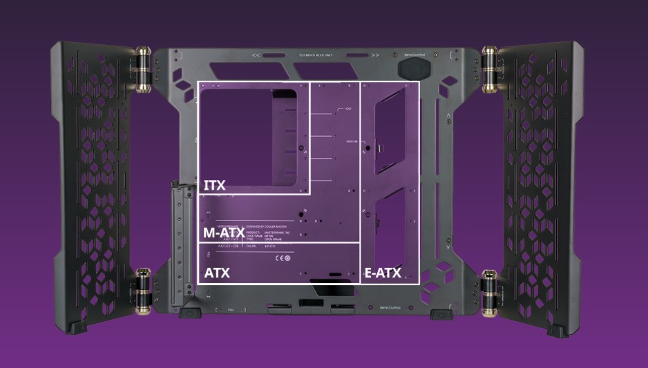 Vỏ Case Cooler Master MasterFrame 700 (Full Tower/Màu Đen)