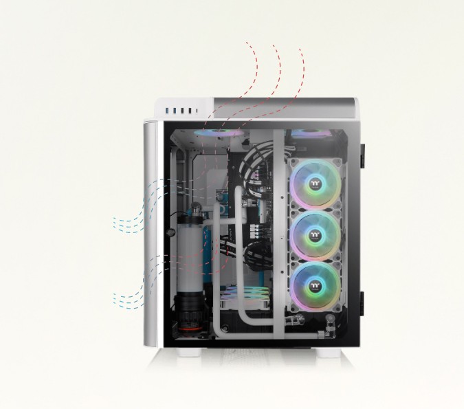 Vỏ Case Thermaltake Level 20 HT Snow Edition