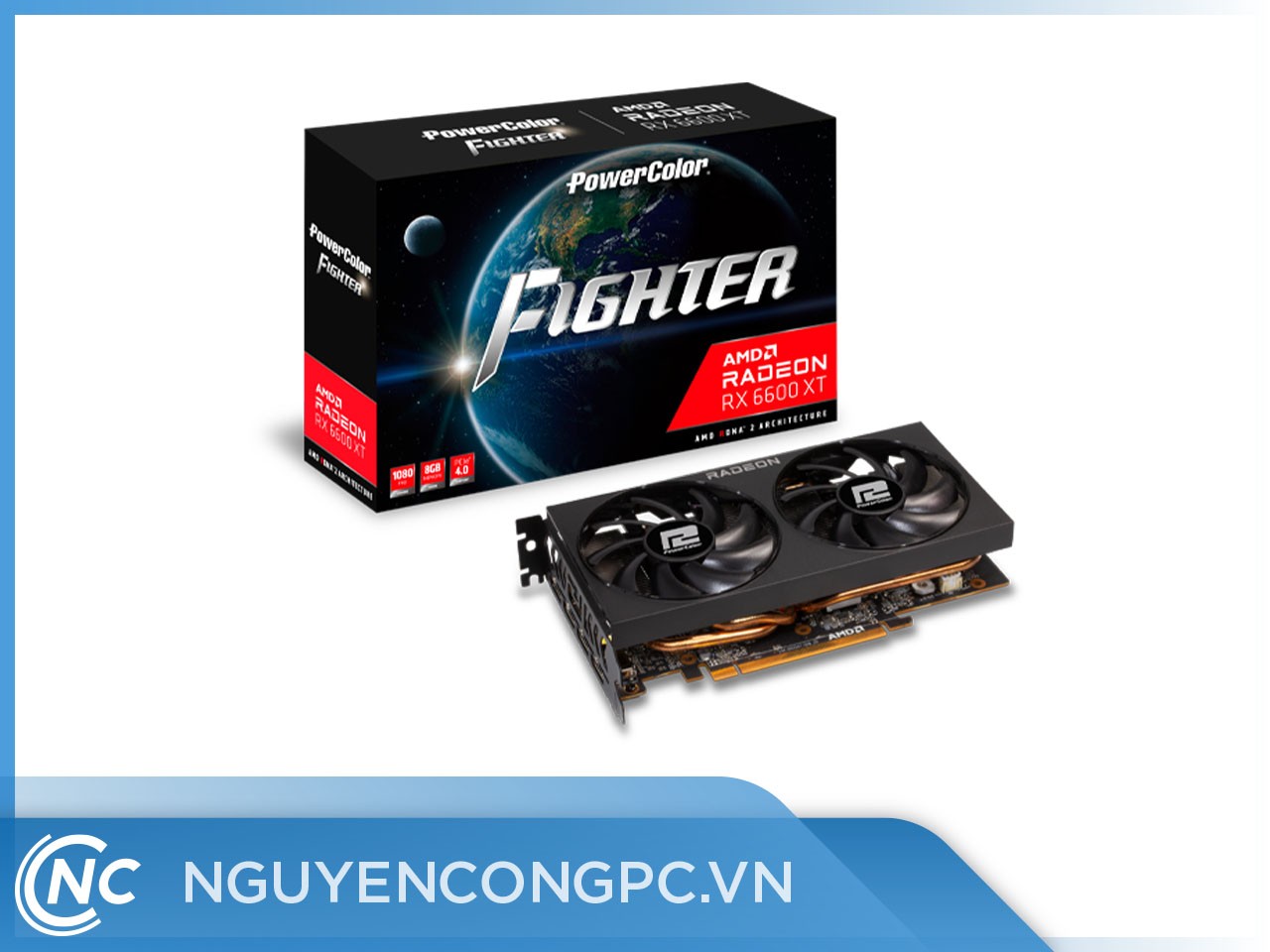 Card Màn Hình Powercolor Fighter AMD Radeon RX 6600XT 8GB GDDR6